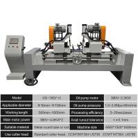 China Cedar Hotsale Xs-80ac Double End Chamfering Machine for Round Short Small Workpiece Pipe Solid for sale