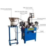 China 30AC Automatic Double End Round bar Chamfering Machine for Small Diameter Pipe for sale