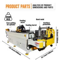 China Specification for Hydraulic Bending Machine Steel 50 mm Cnc with Push and Tube Machines 90 Carbon Pipe for sale