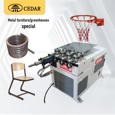 China Cedar XS-40 Double Servo Rounder Metal Home Pipe Bender Greenhouse Pipe Bender for sale