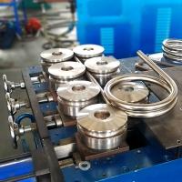 China Hydraulic 7 Roller Pipe Bending Machine For Spiral Or Coil Shape for sale
