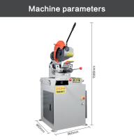 China MC-315A Manual Pipe Cutting Machine square Pipe and Round Pipe Cutting Machine for sale