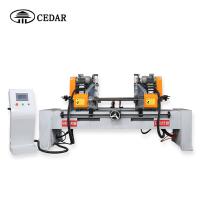 China Pneumatic Double Head Chamfering Machine Automatic Feeding Tube And Rod Chamfering Machine for sale