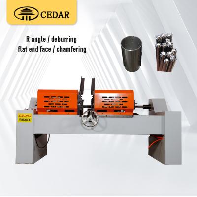 China XS-50AC Pneumatic Double Head Round Bar Pipe Chamfering Machine for sale