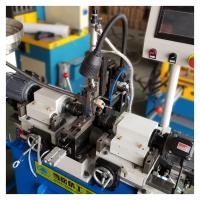 China 30 Hydraulic Double Head Pneumatic Chamfering Machine For Flattening Ends Of Metal Pipes for sale