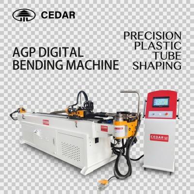 China AGP Digital Bending Machine Large CNC Push PVC Plastic Bend 6 Piece 80mm Pipe for sale