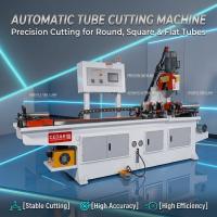 China CNC Automatic Pipe Cutting Machine, Burr-Free High Speed Metal Tube Cutter for Round & Square Pipe, Suitable for Stainless Steel, Carbon Steel and Aluminum Tube Cutting for sale