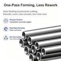 China CNC Automatic Pipe Cutting Machine, Burr-Free High Speed Metal Tube Cutter for Round & Square Pipe, Suitable for Stainless Steel, Carbon Steel and Aluminum Tube Cutting for sale