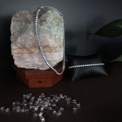 China Anodized MIM Silver Jewelry Accessories , RoHs Sterling Silver Component Elements for sale