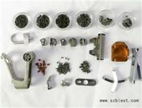 China Nickel White Titanium SIM Card Slot , IGS Drawing Mobile Phone Parts for sale