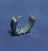 China ISO9001 PVD Surface Silver Jewelry Components Clip Ons Earring Tolerance 0.03mm for sale
