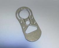 China Tolerance 0.05mm Powdered Metal Parts Anodized Surface Silver Plating Gear for sale