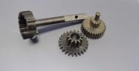 China Precision Metal Lock Cylinder Parts Gears RoHs Anodized PVD Finish for sale
