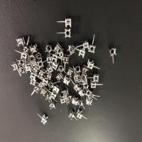 China Sterling Silver Jewelry Components Ear Ring Passivation PVD Finish for sale