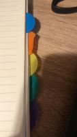 China PP Cover A5 Project Notebook with Horizontal Line Inside Pages and Colored PP Dividers for sale