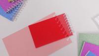 China PP Cover A5 Project Notebook with Horizontal Line Inside Pages and Colored PP Dividers for sale