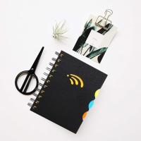 China PP Cover A5 Project Notebook with Horizontal Line Inside Pages and Colored PP Dividers for sale