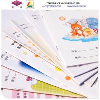 China School Exercise Book Notebook Flexography Printing Machine From Reel to Pile for sale