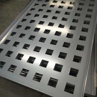 China Cold Rolled SS316L Stainless Steel Punching Plate Round Hole ASTM AISI for sale