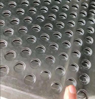 China SS321 Stainless Steel Punched Plate 2mm Cold Rolled Round Hole ASTM AISI for sale