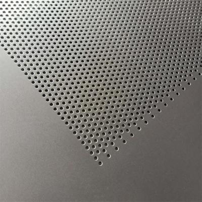 China AISI SS321 Stainless Steel Punched Plate Round Hole ASTM Perforated Sheet for sale