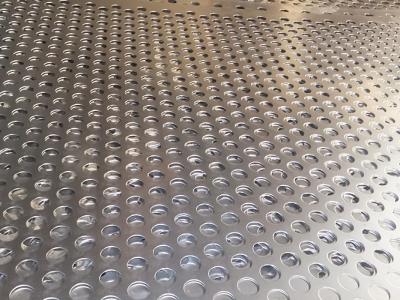 China SS301 Stainless Steel Perforated Plate Round Hole ASTM Punched AISI for sale