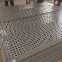 China SS301 Stainless Steel Perforated Plate Round Hole ASTM Punched AISI for sale