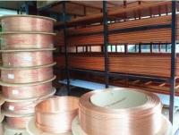 China Air Conditioner Copper Tube Pipe Coil 6.35mm 1/4 Inch Round Polished Tube for sale