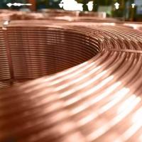 China C12200 C2400 Copper Coil Pipe ASTM B280 Pancake Tube AC Strip Air Conditioner for sale