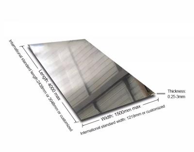 China 2mm 316 Stainless Steel Plate 304 AISI DIN 2000mm for sale