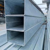 China Galvanized Square Rectangular Steel Tubes Hot Dip Hollow Section Greenhouse for sale