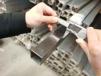 China 180# Stainless Steel Square Tube Polished Decorative 6mm JIS G3463 for sale
