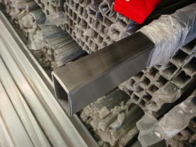 China 180# Stainless Steel Square Tube Polished Decorative 6mm JIS G3463 for sale