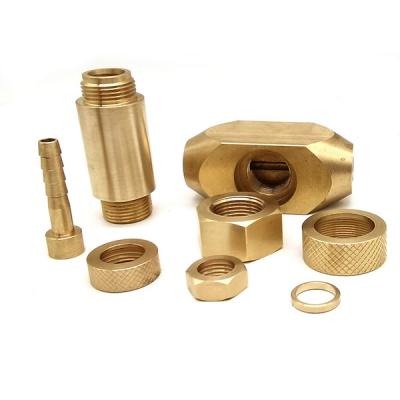 China Oxidation CNC Brass Parts Copper CNC Machined Components with ±0.001mm Tolerance and ISO 2768 Certification for sale
