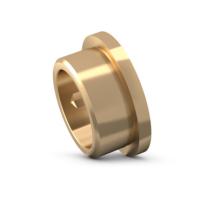 China Brass Bronze Flanges CNC Precision Milling Services with ±0.001mm Tolerance and 10 Million Monthly Production Capacity for sale