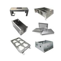 China Galvanized Bending Sheet Metal Parts Enclosure Aluminium Fabrication with ±0.001mm Tolerance and 10 Million Monthly Capacity for sale