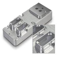 China Custom 5-Axis CNC Machined Aluminum Housing Components with ±0.001mm Tolerance and 10 Million Monthly Capacity for sale