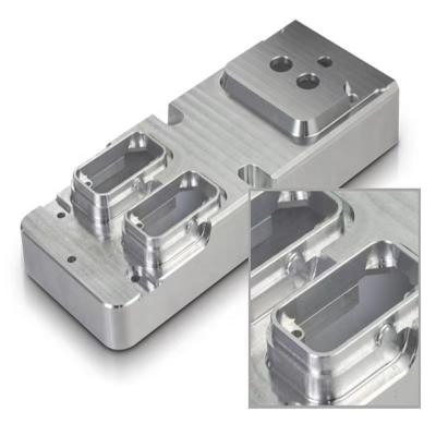 China Custom 5-Axis CNC Machined Aluminum Housing Components with ±0.001mm Tolerance and 10 Million Monthly Capacity for sale