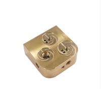 China Custom CNC Machined Square Metal Parts ±0.001mm Tolerance Free Design Sample for sale