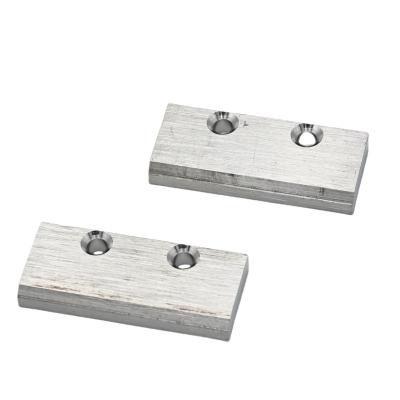 China CNC Battery Storage Connector Stainless Steel Pad with ±0.001mm Tolerance and Multiple Surface Treatments for sale