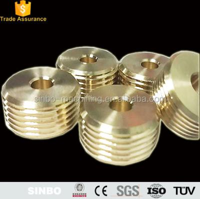 China Precision CNC Machined Brass Components with ±0.01mm Tolerance and 1000mm Maximum Length for Industrial Applications for sale