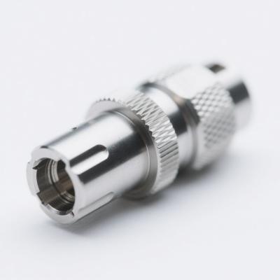 China Custom CNC Turned Parts TU-12 0.01mm Tolerance Precision Optical Fiber Connector for sale