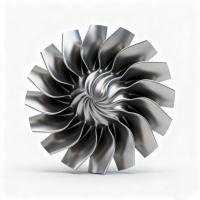 China Precision CNC Machining Titanium Alloy Aerospace Engine Blades 5 Axis Custom Manufacturing for sale