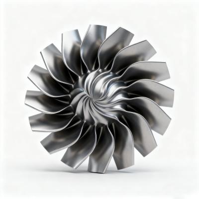 China Precision CNC Machining Titanium Alloy Aerospace Engine Blades 5 Axis Custom Manufacturing for sale
