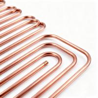 China Custom CNC Machined Copper Heat Dissipation Coil 400 W/mK Thermal Conductivity 25 kg/cm² Working Pressure for sale