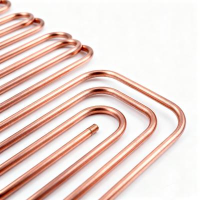 China Custom CNC Machined Copper Heat Dissipation Coil 400 W/mK Thermal Conductivity 25 kg/cm² Working Pressure for sale