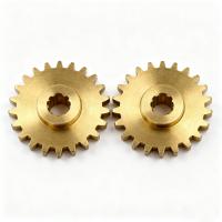 China CNC Machining Brass Gear Custom Copper Alloy Precision Transmission Components ISO Grade 8 M0.3-M6.0 for sale