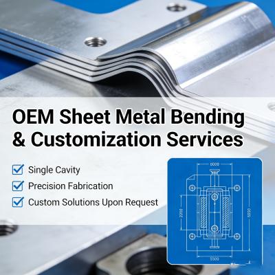 China CNC Press Brake Bending Sheet Metal Parts Aluminum Lightweight Single Cavity Custom OEM for sale