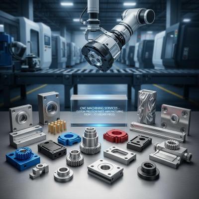 China Custom CNC Machining Services Precision Parts ±0.01mm Tolerance 50+ Materials for sale