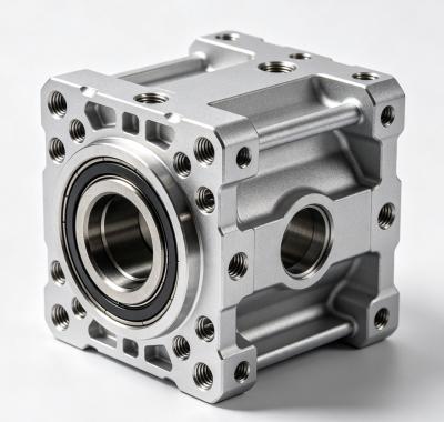 China CNC Machined Aluminum 6061-T6 Gearbox Housing 0.01mm Concentricity for Industrial Automation for sale